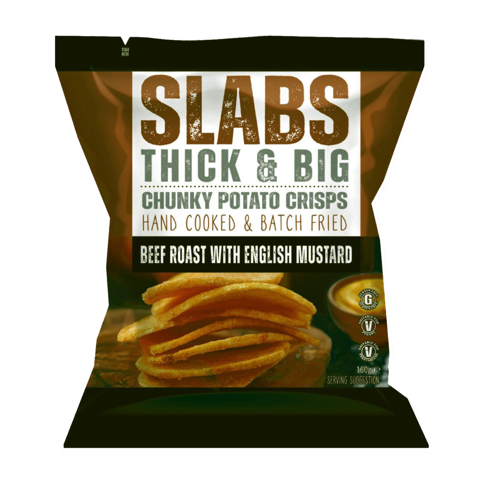 SLABS BEEF ROAST & ENGLISH MUSTARD 160g (5.6oz) huge sharing bag – We ...