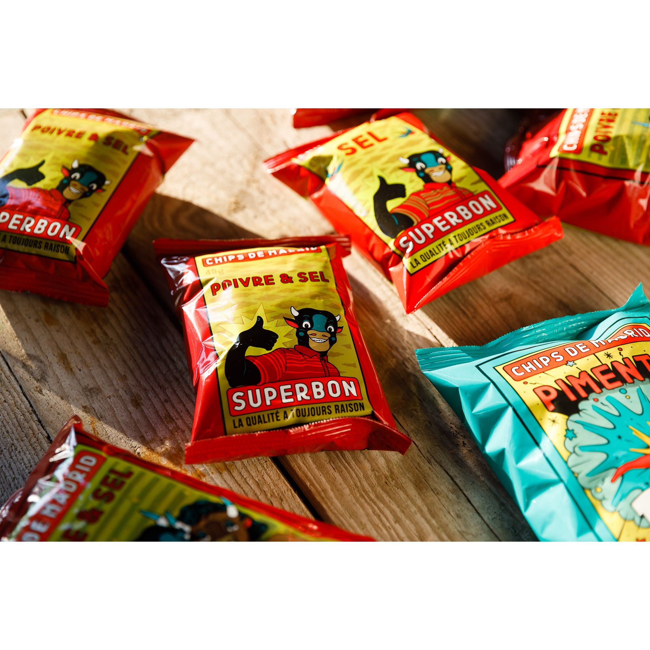 Superbon Chips Salt & Pepper 135g (4.8oz) sharing bag – We Love Crisps
