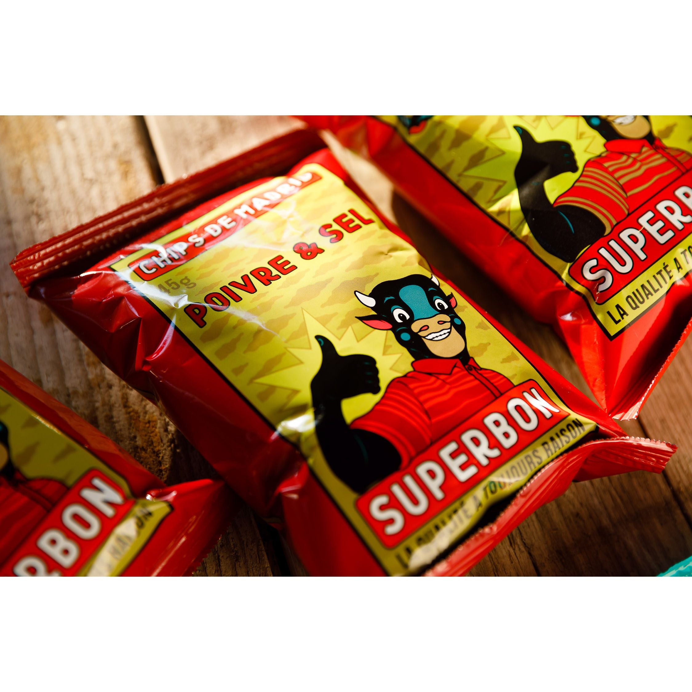Superbon Chips Salt & Pepper 135g (4.8oz) sharing bag – We Love Crisps