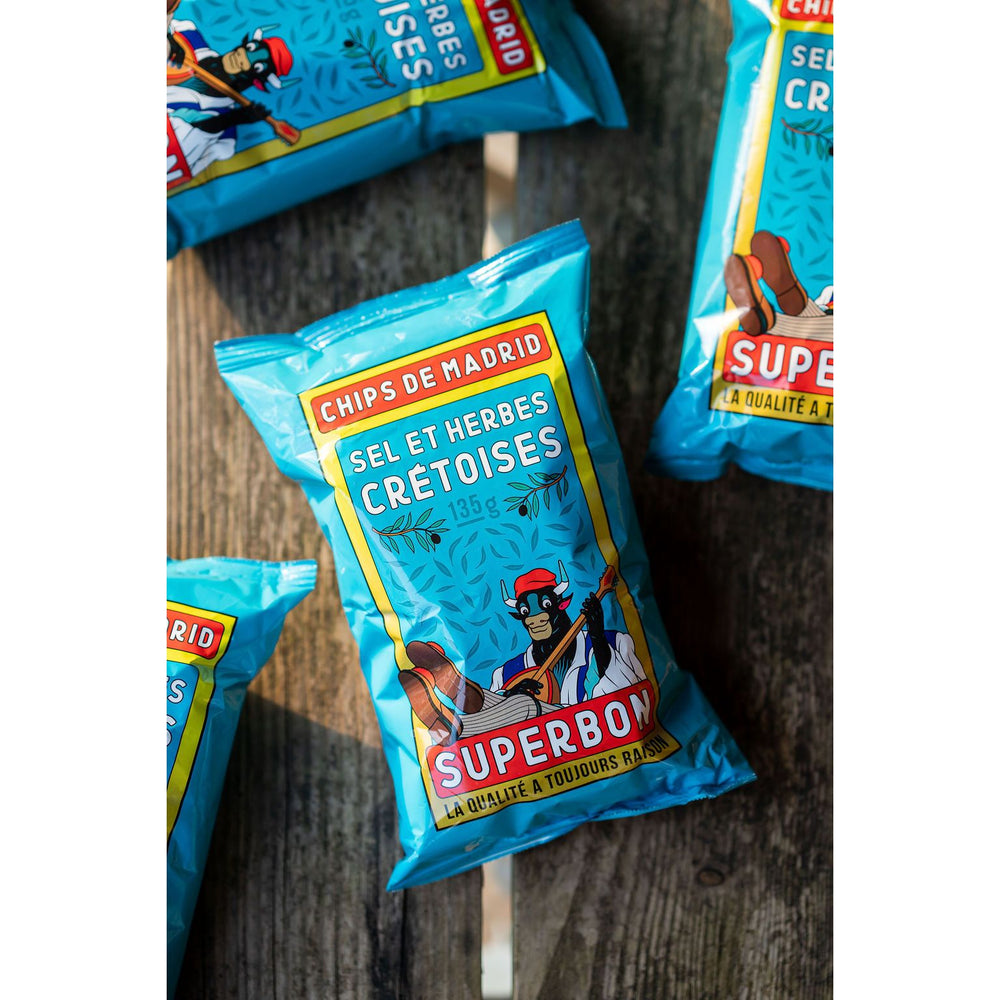 Superbon Salt & Cretan Herbs 135g (4.8oz) sharing bags – We Love Crisps