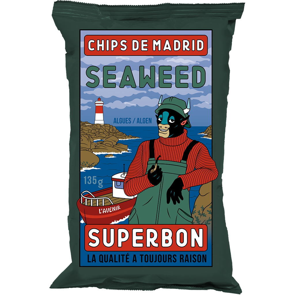 Superbon Chips Seaweed 125g sharing bag – We Love Crisps